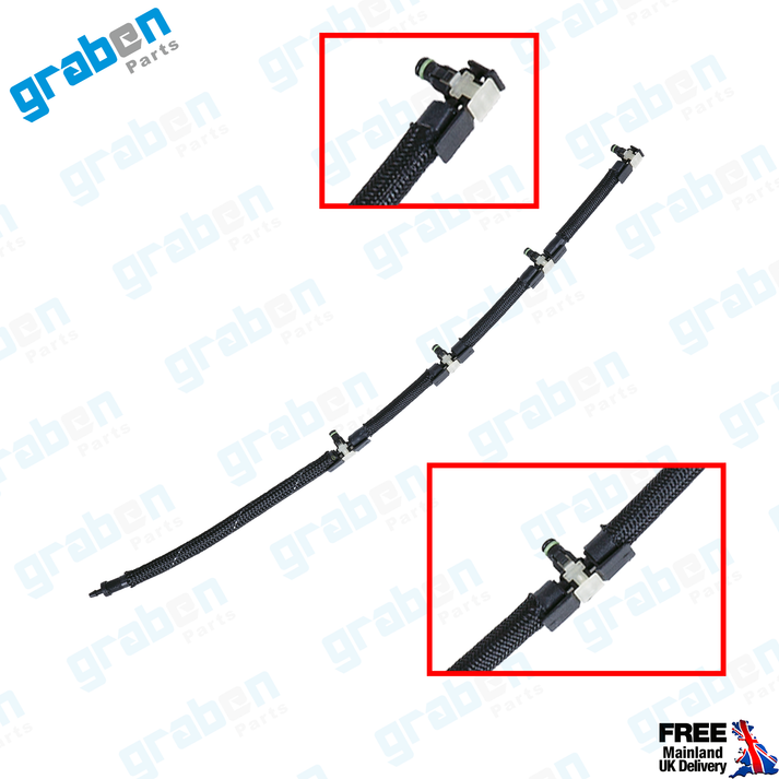INJECTOR LEAK-OFF RETURN PIPE FOR VOLKSWAGEN AUDI SEAT SKODA 2.0 TDI ...